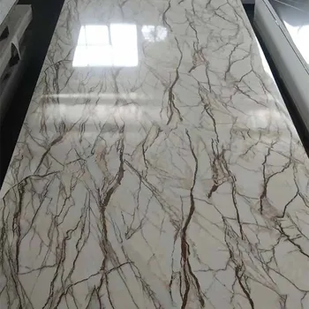 1220x2440mm 3mm Flex Uv Glossy Pvc Marble Sheet Wall Panel Pvc Marble ...