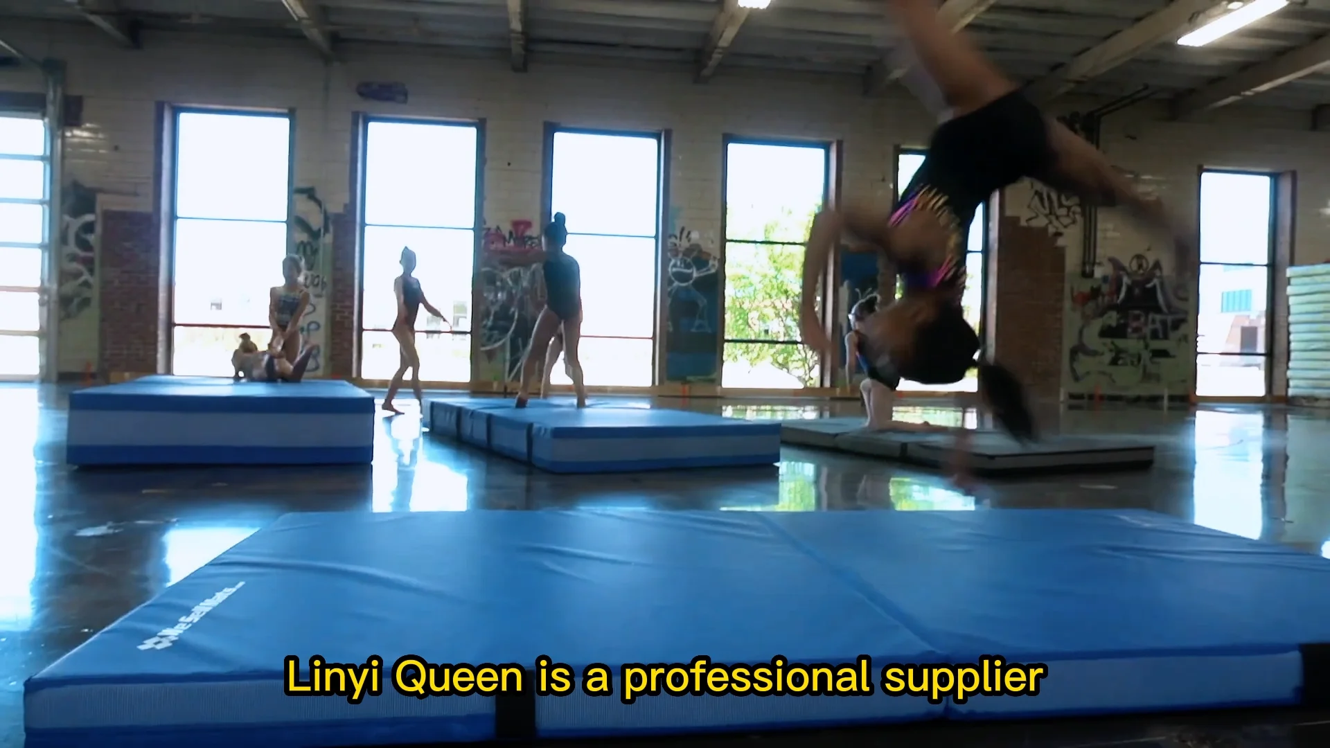 Customized High Quality Large Thick Sponge Landing Mats Gymnastics ...