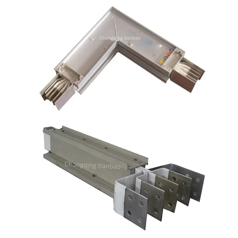 2000a-4000a 3phase 4wire Copper Busbar Trunking System Aluminum Power ...