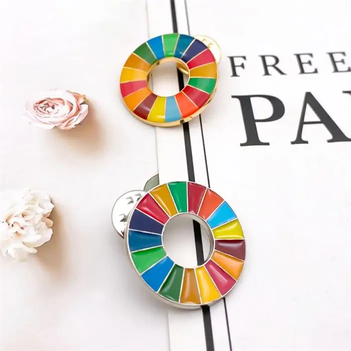 United Nations Sustainable Development Goals Brooch Pin