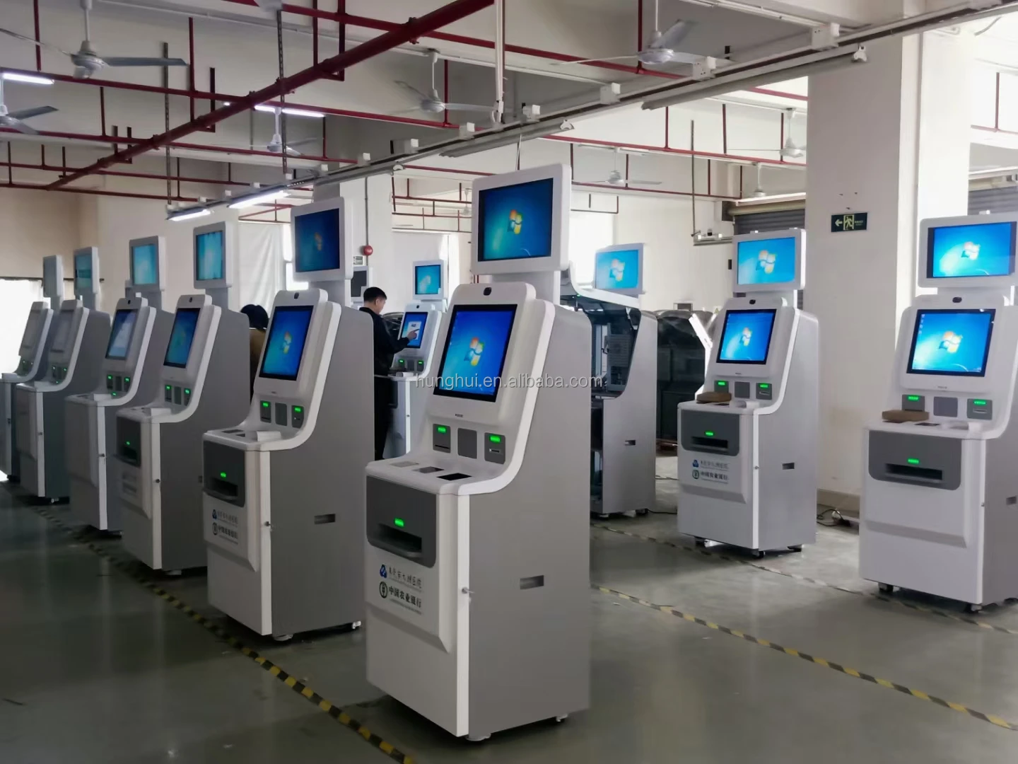 Grocery Store Rfid Barcode Qr Code Scanner Automated Cash Register Self ...