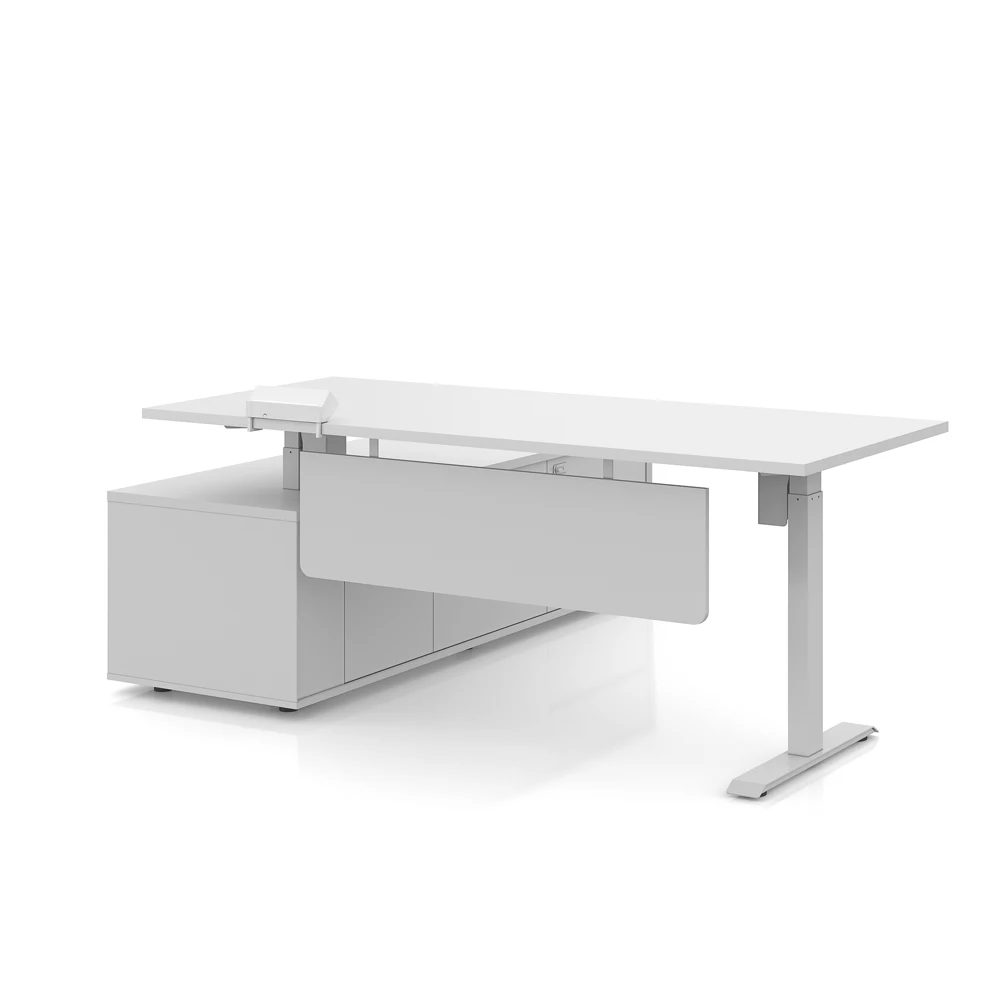 Luxury Modern L Shape Director Manager Ceo Lift Table Office Furniture ...