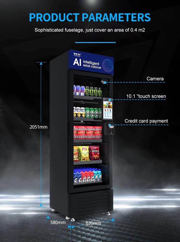 TCN Smart Fridge Vending Machine - Efficient & Reliable