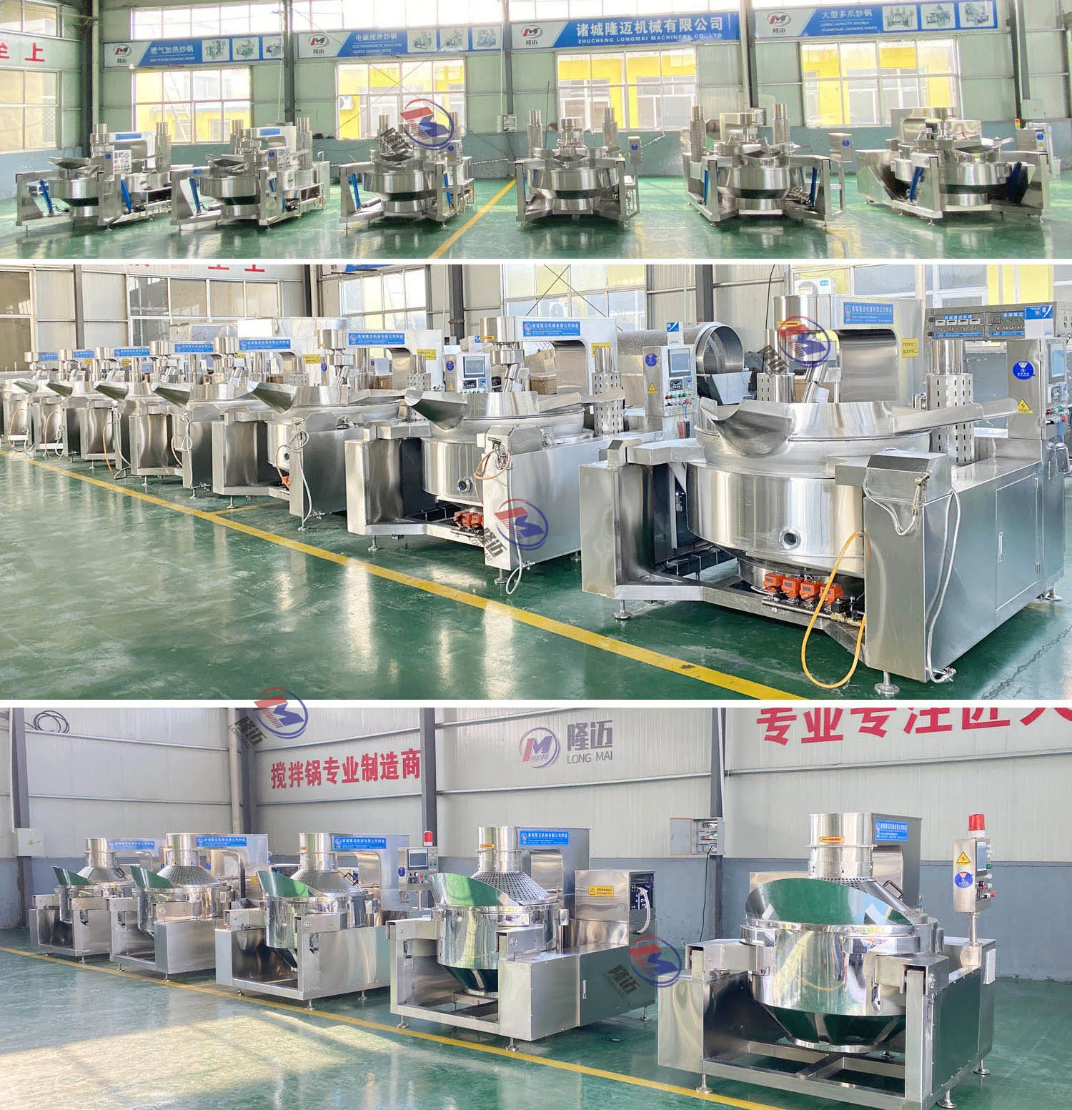 Automatic Stainless Steel Sauce Cooking and Mixing Pot