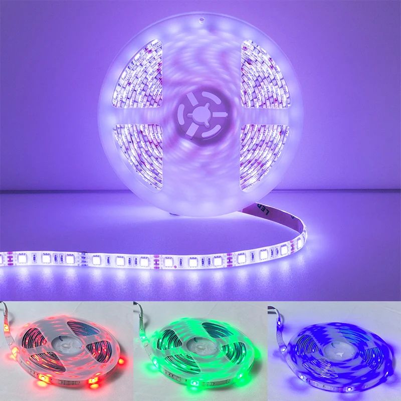 2835 LED Smart Strip Lights Color-Changing RGB Light Bar with 12V 24 ...