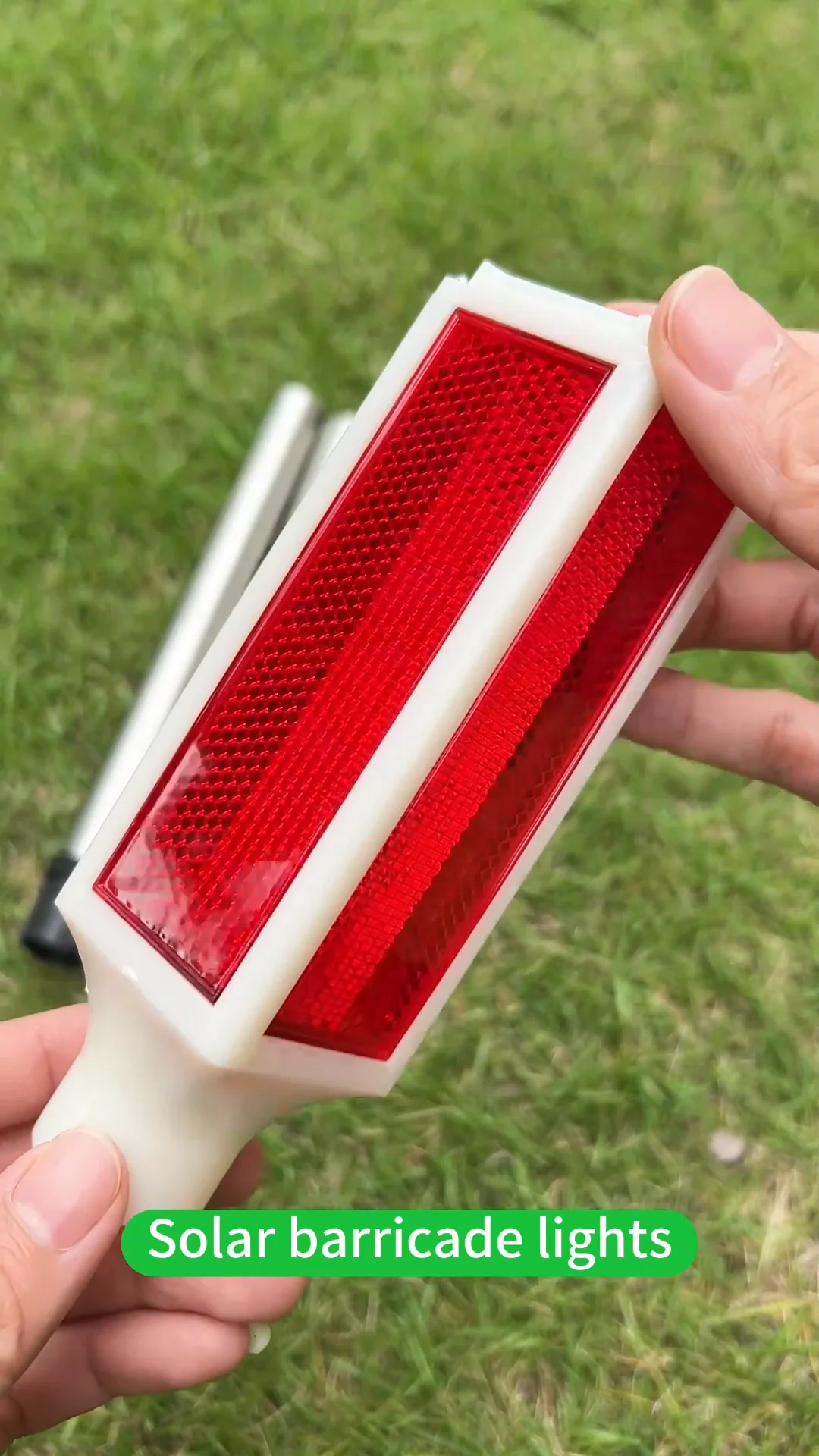 Flashing Solar Road Safety Traffic Barricade Red Led Warning Light ...