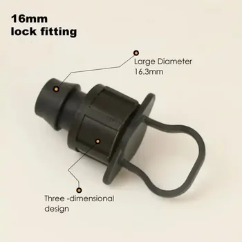 Garden Pipe Lock Nut Connector Agriculture Irrigation System Joint Drip ...