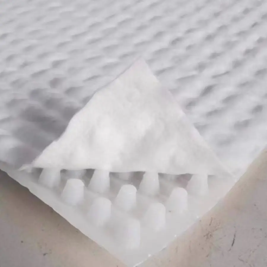 Green Roof Hdpe Drainage Geocomposite Board With Geotextile - Buy ...