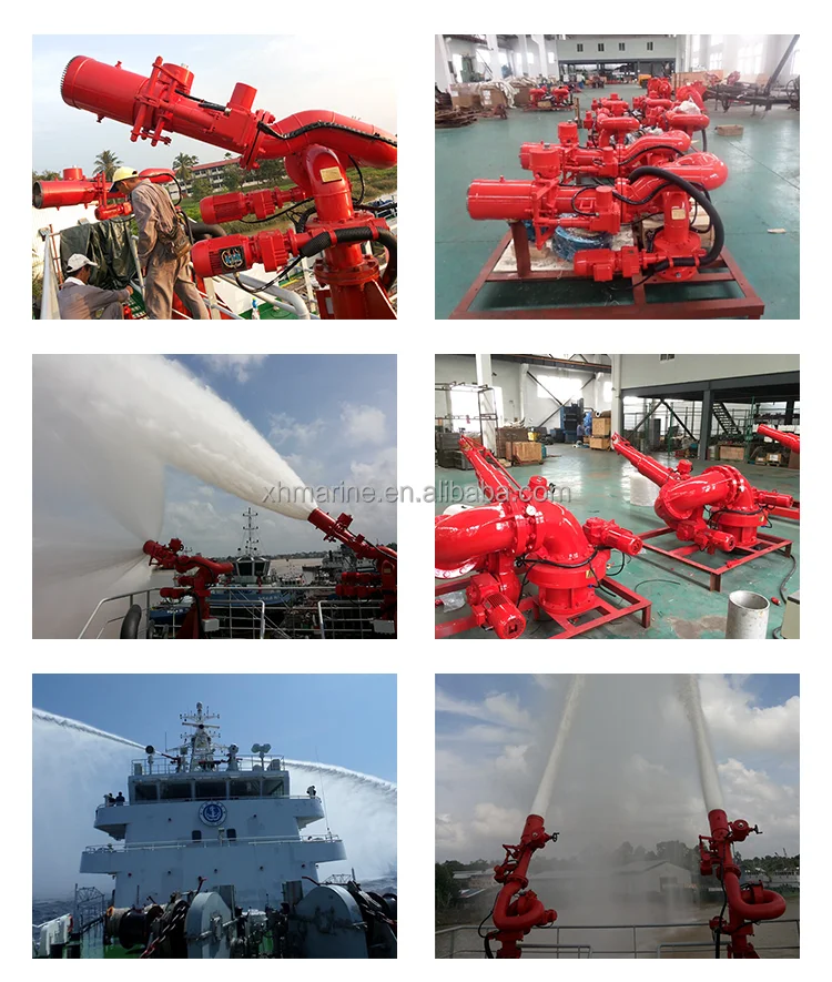 Marine Fire Fighting System - 1200m3/h Fire Water Monitor