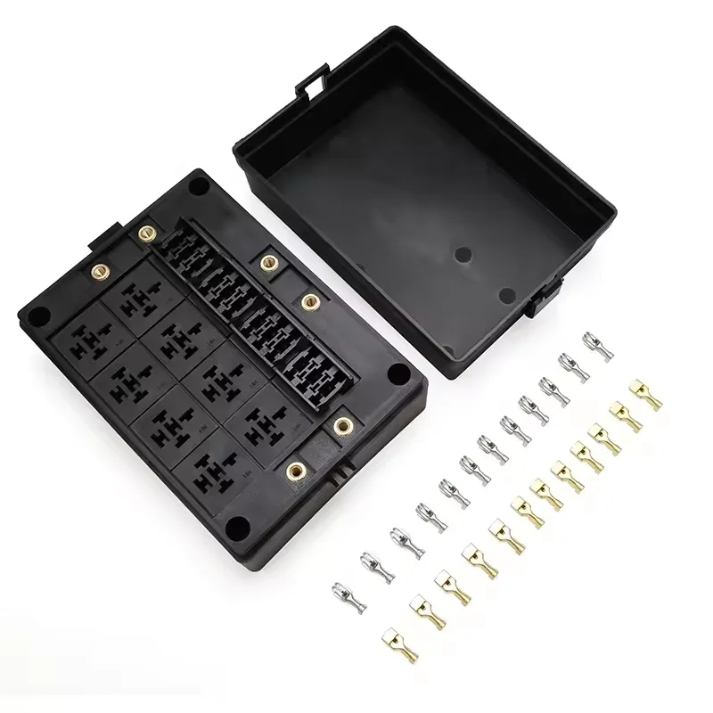 12 Way Fuse And Relay Box Waterproof Atc Ato Blade Fuse Holder With ...