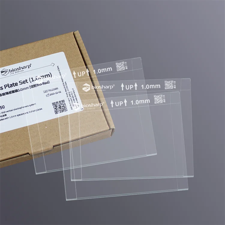 Laboratory Glass Plate Of Bio-rad Electrophoresis Glass Plate Set 1.0mm ...