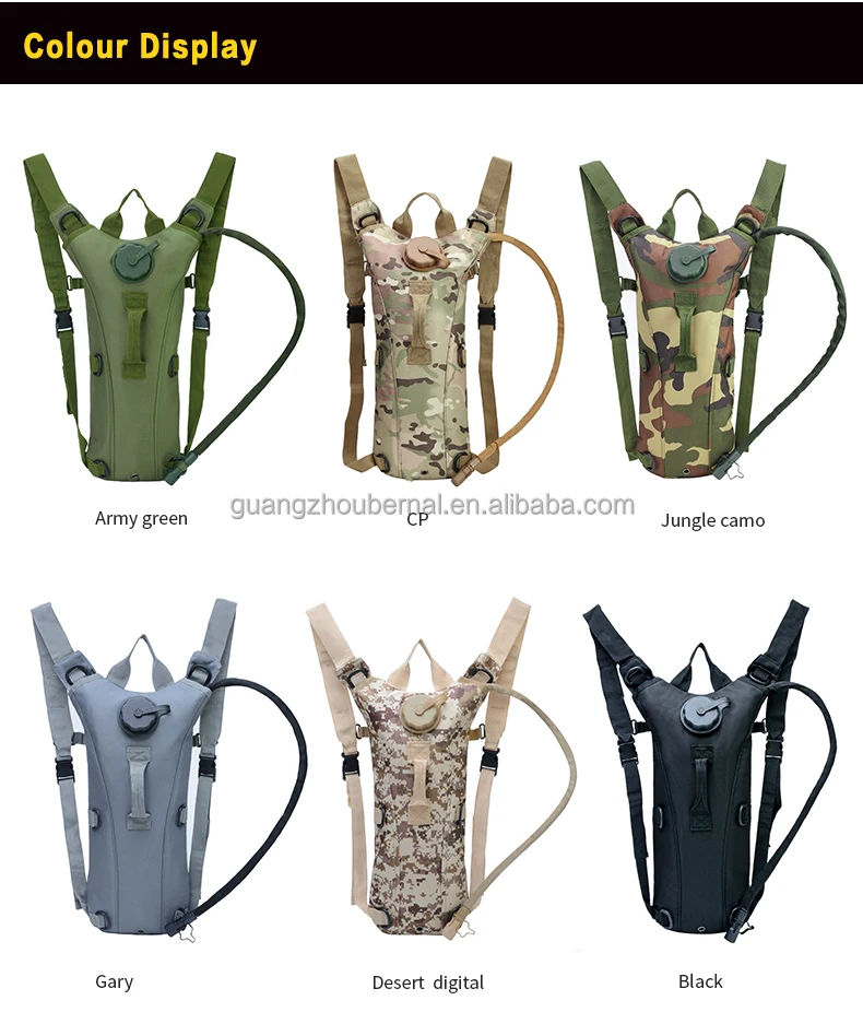 Waterproof Outdoor Hunting Tactical Hydration Backpack Tactical Camel ...