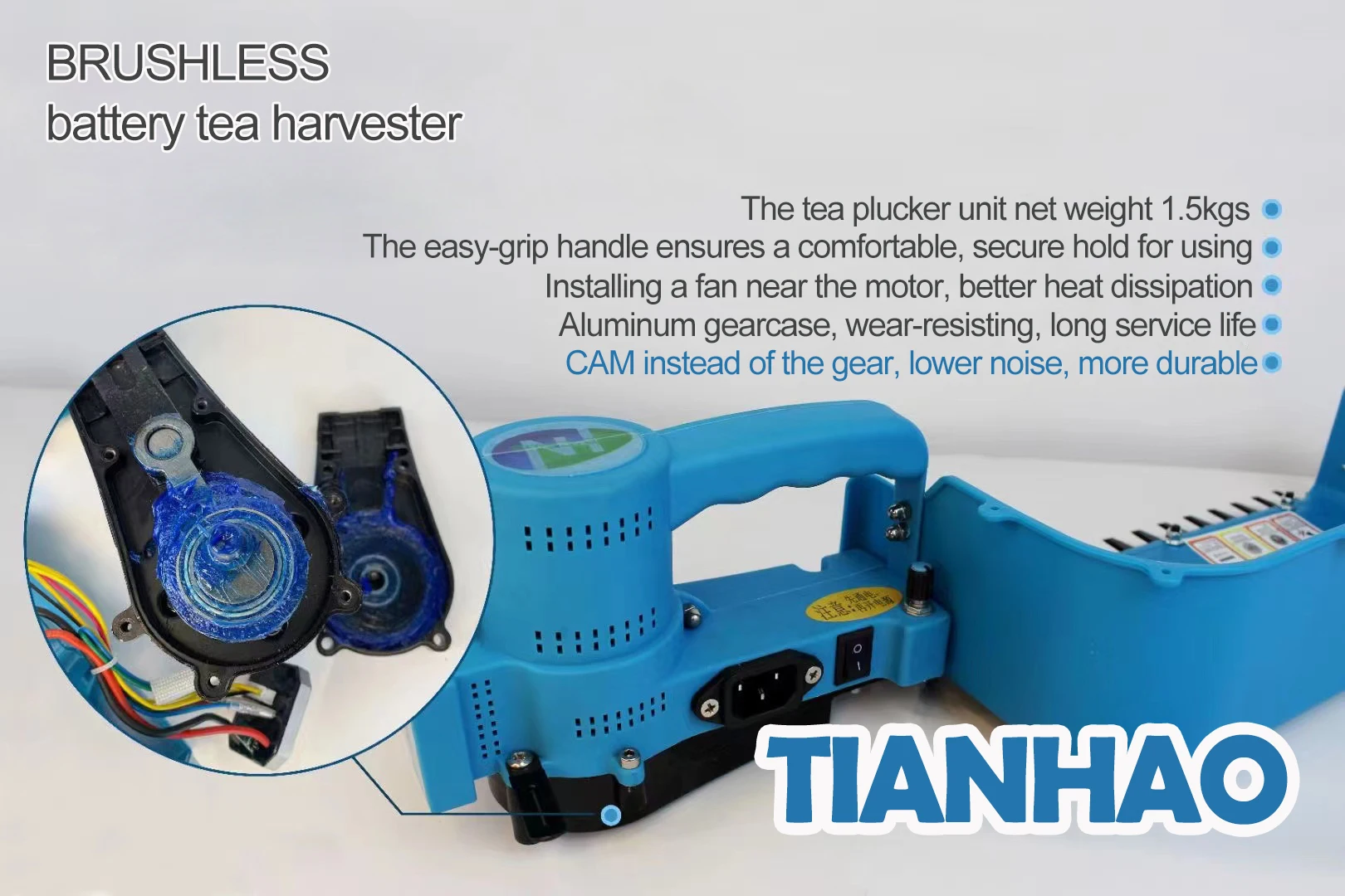 24v 10ah Mini Battery Powered Tea Harvester - Lasts 8-9hours