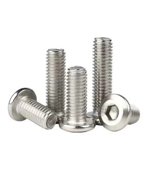 Stainless Steel Panel Head Socket Furniture Screw Joint Connector ...