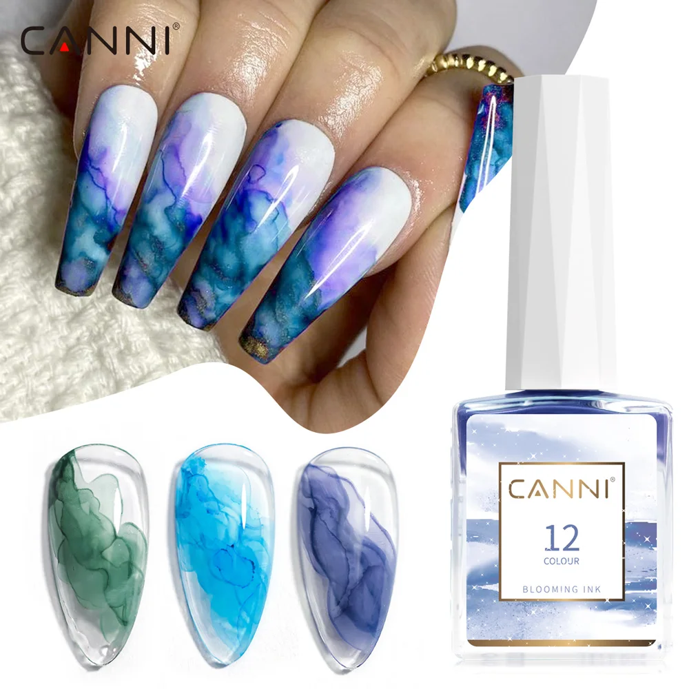 CANNI 24 Colors Blooming Ink Nail Salon High Quality Polish