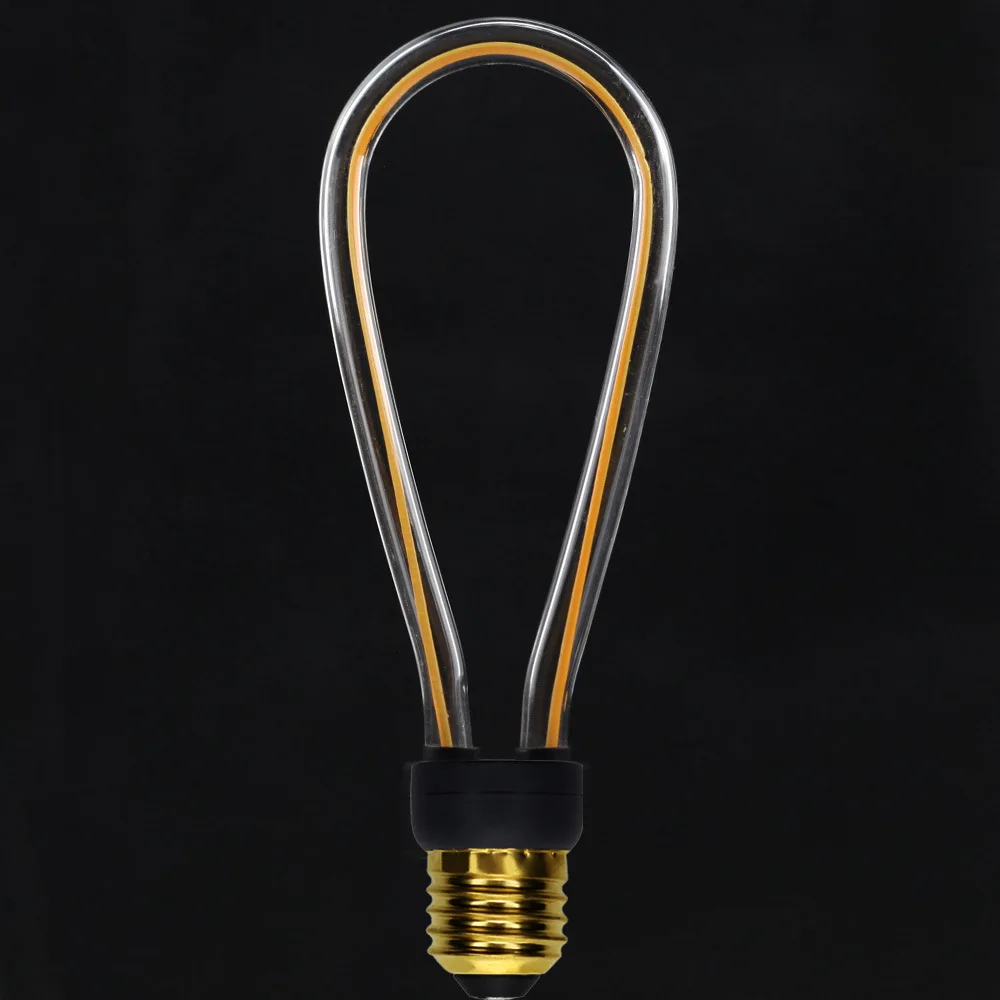 New Shapes Flexible Filament Linear Light Bulb - Retro Soft LED