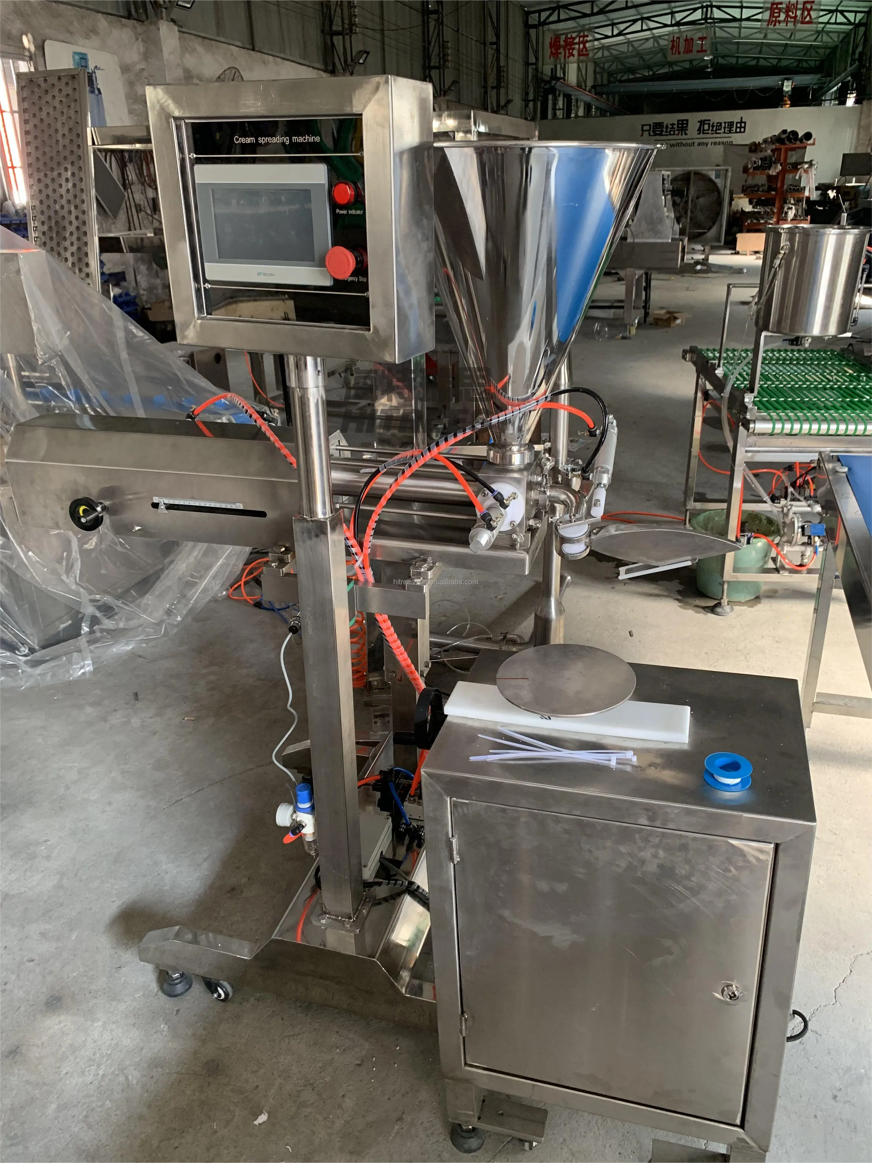 Mille Crepe Cake Cream Spreading Machine Automatic Mille Crepe Cake ...