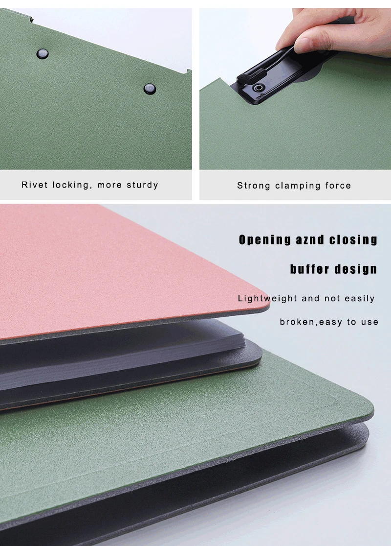 A4 Size Wholesale Plastic Folder With Metal Clip Durable Stable Secure ...