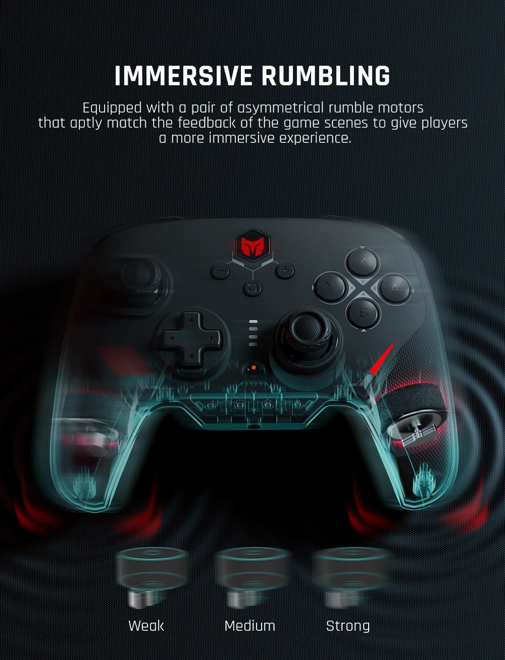 BIGBIG WON C2 PRO Gamepad - Wireless & Six-Axis Gyroscope