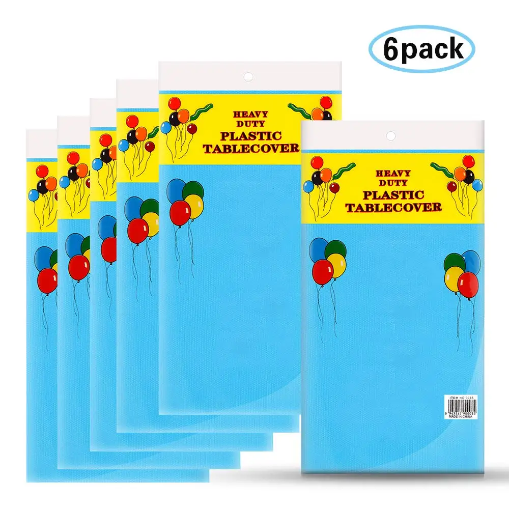 Disposable Heat Resistant Easy Clean Wrinkle Free Solid Color Plastic ...