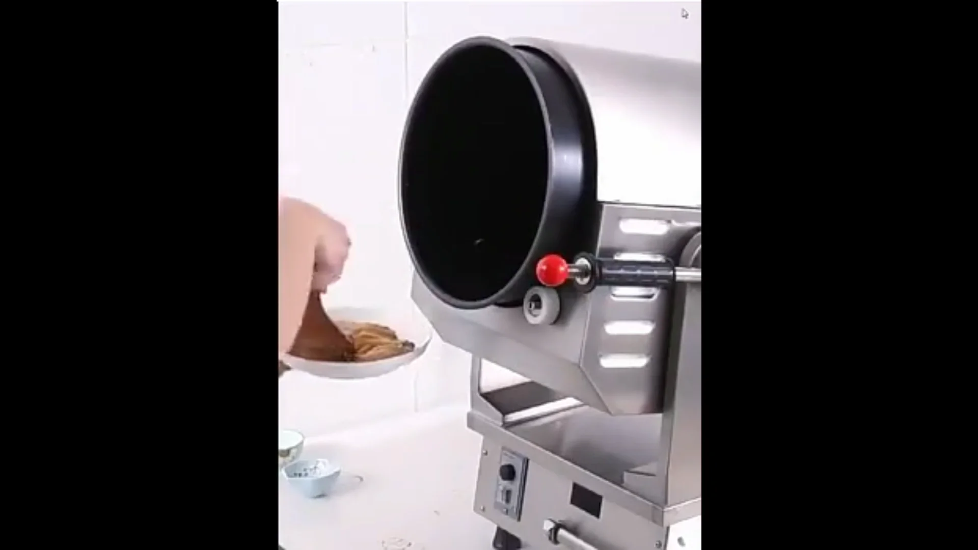 Automatic Stirring Cooker Robot Restaurant Fried Rice Machine Rotating ...