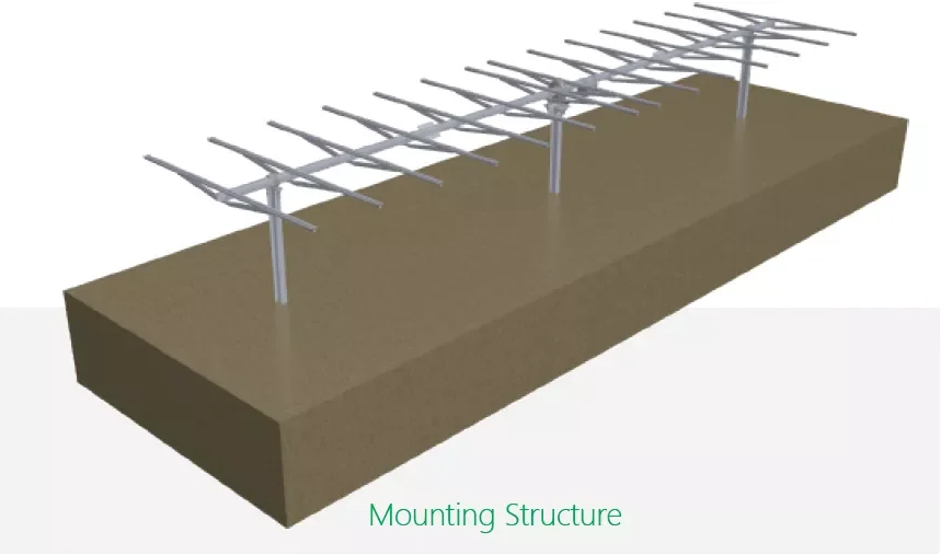 Aluminium Solar Panel Rail Tracking Structure Single/dual Axis Solar ...