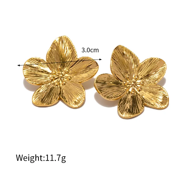 Wholesale ERESI Boucle Doreille Bijoux - 18K Gold Plated