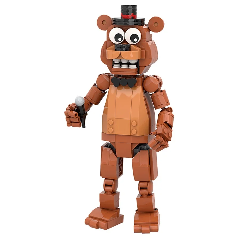 Goldmoc Video Game Freddy Action Figure Diy Puzzle Building Blocks Toys ...