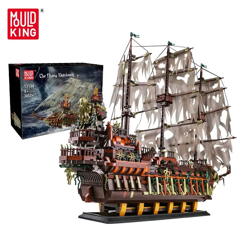 Mould King 13138 The Flying Dutchman Model Bricks Moc Set Assembly ...