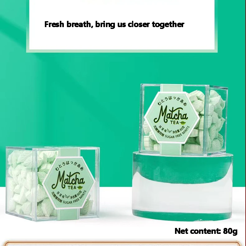 High Quality Gum 80g Fresh Matcha Mint Gum Food Snacks Wholesale Exotic ...