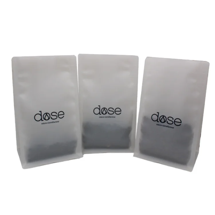 Custom Eco Friendly Recyclable Clear Zipper Pouch Flat Bottom ...