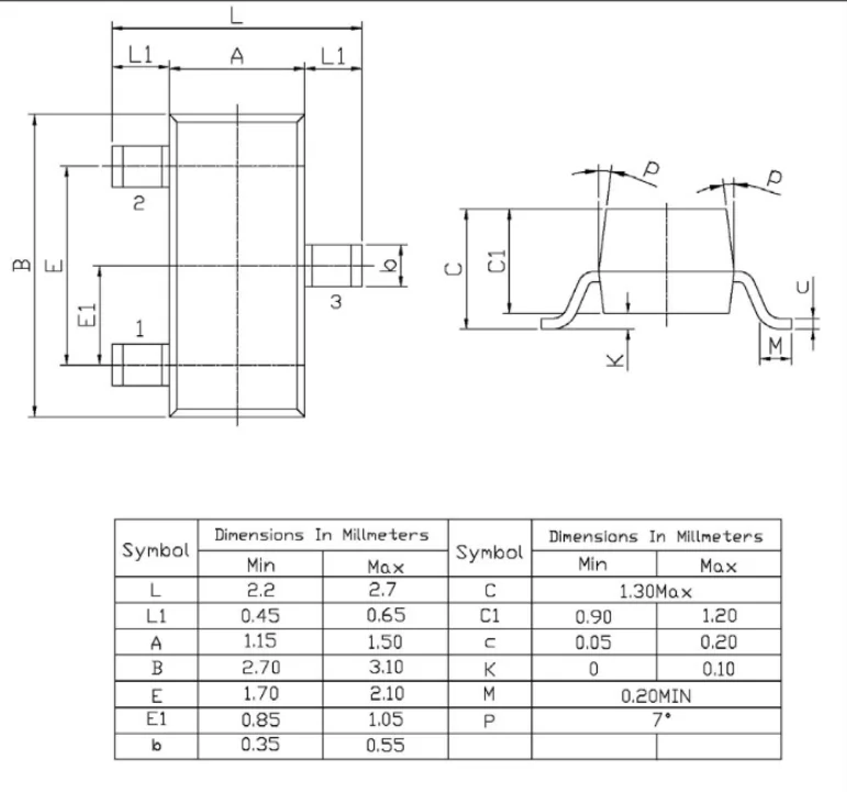 Mcigicm Bss138 N-channel 50v 220ma (ta) 360mw (ta) Surface Mount Sot-23 ...