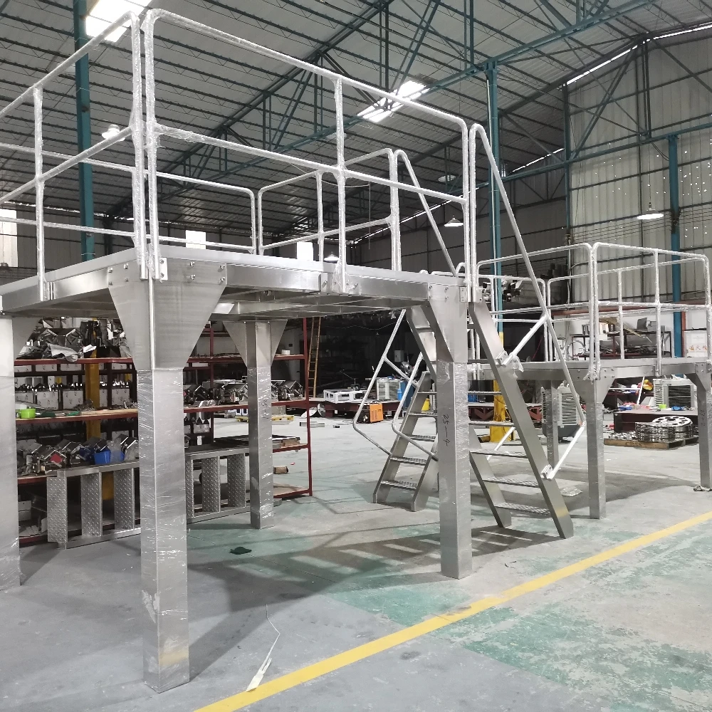 304 Stainless Steel Industrial Safety Working Platform For Food ...