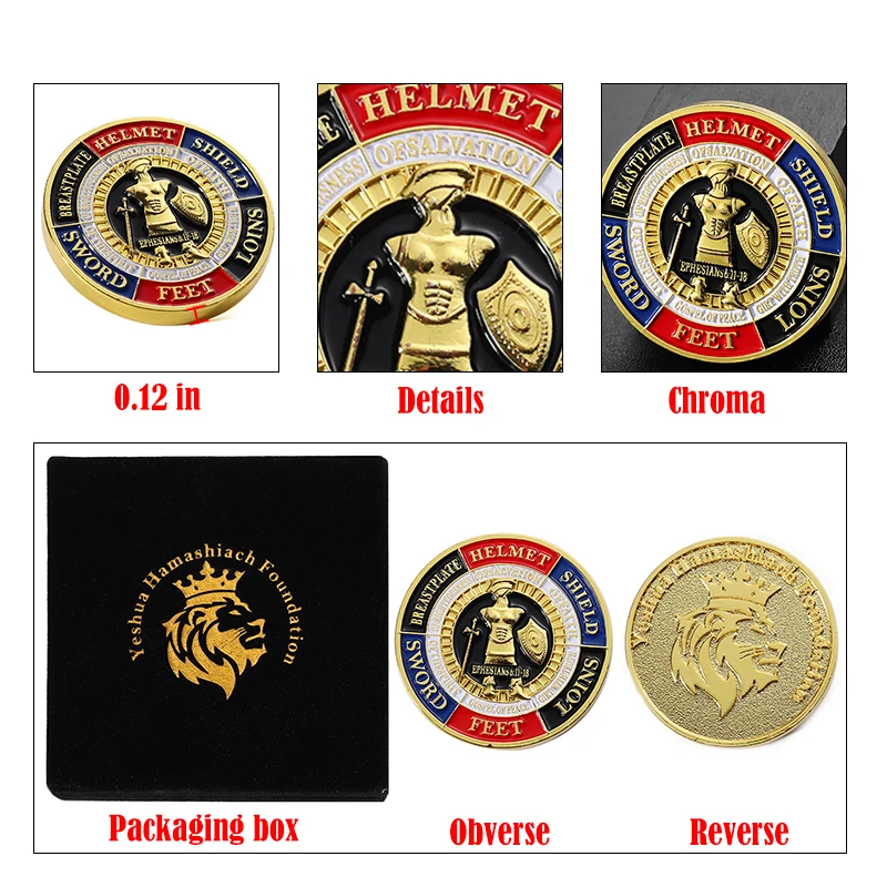 Factory Customize Challenge Coin 3d 360 Degrees Spinning Coin Gold ...
