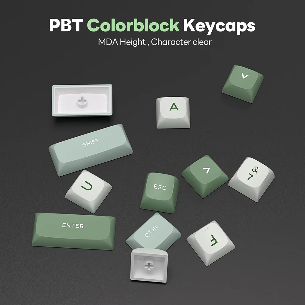 RK R75 Gasket Mount Keyboard - 75% PBT Keycaps & RGB Backlit