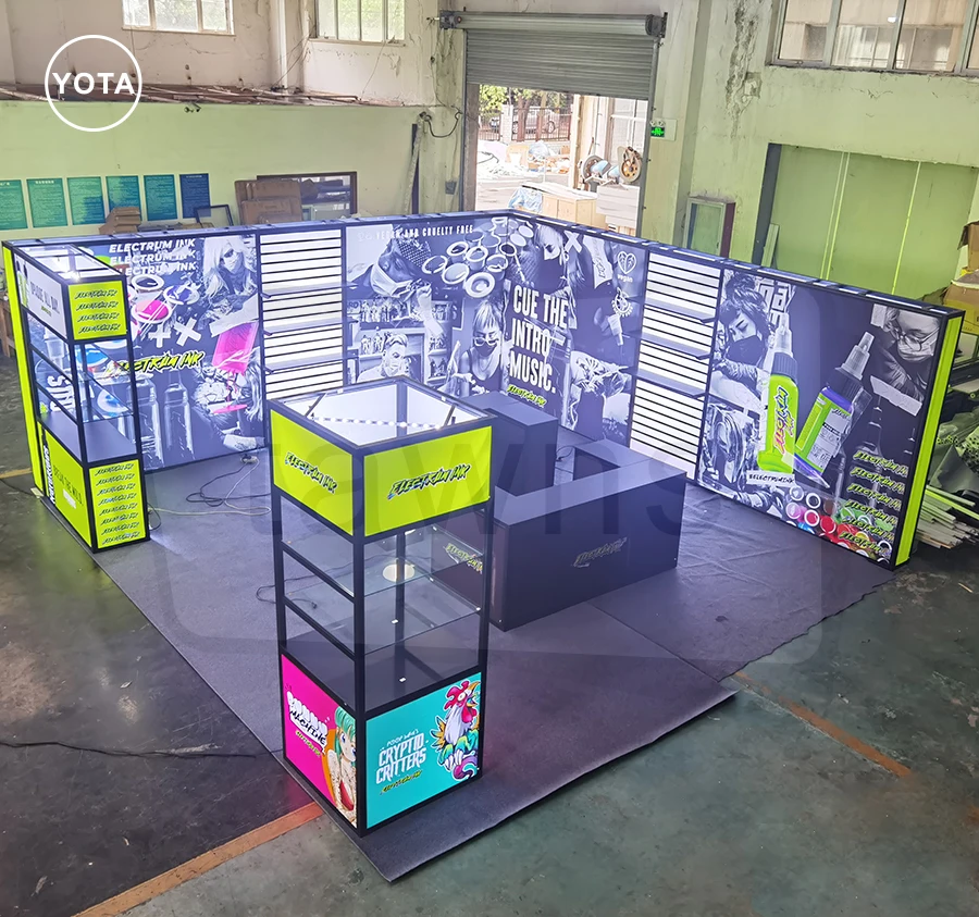 Tawns 6x9 Portable Reusable Fabric Trade Show Display Stand Modular ...