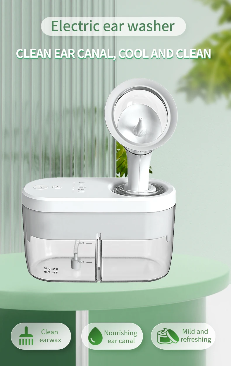 2022 Best Sale Home Use Four Modes Adjustable 400ml Electric Ear Wax ...