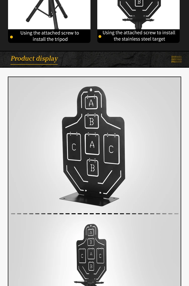 ISPC Laser Cut Steel Targets - Ideal for Shooting Training