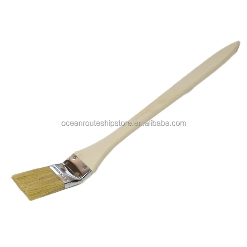 IMPA Long Wooden Handle Angle Radiator Paint Brush Dog Leg Brushes