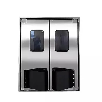 Restaurant Kitchen Double Acting Swing Door Industrial Stainless Steel ...