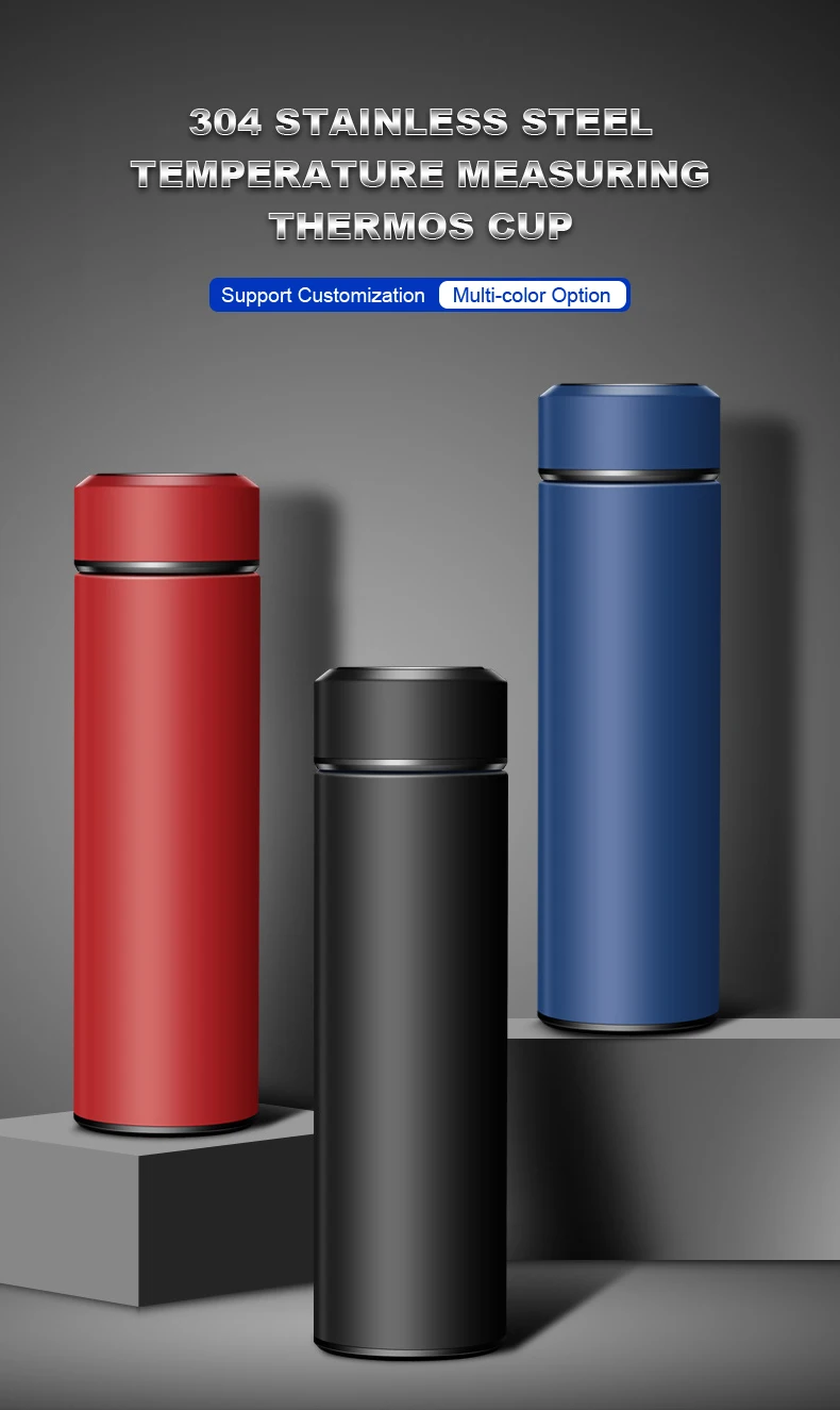 Termos Inteligentes Digitales Bouteille D'eau Thermo Cups Vacuum Flask ...