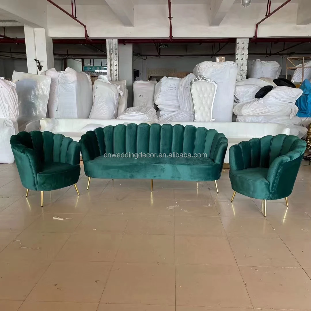 Hot Sale Green Pink White Wedding Sofa Party Supplies Wedding Furniture ...