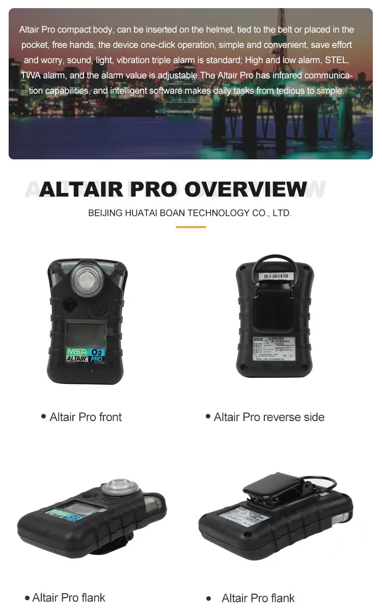 Msa Altair Pro Single Portable Ammonia Gas Detector - Buy Single Ammonia Gas Detection altair ...