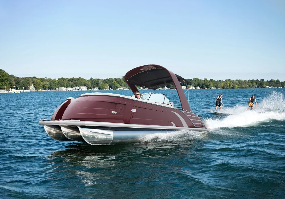 Luxury Inflatable Carbon Fiber Rowing Boat Sport High Speed Pontoon ...