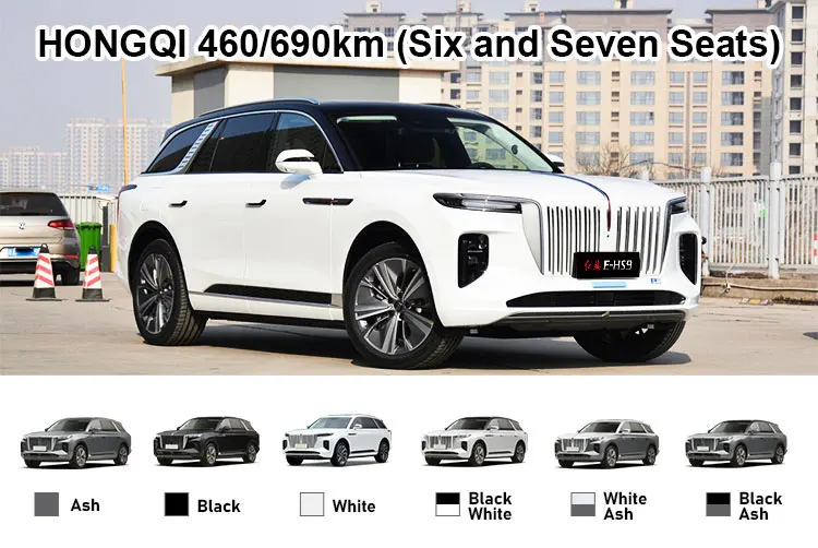 Hongqi E-hs9 Luxury Ultra Speed Electric Car Large Suv Long Battery ...