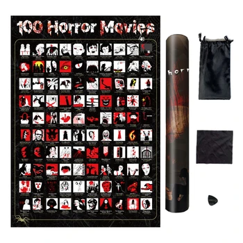 100 Essential Horrors Calendar Checklist Horror Films Of All Time ...