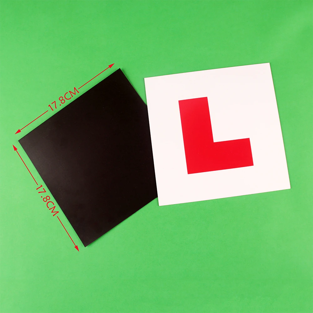 Maglory 17.8*17.8cm Uk British Magnetic Learner Driver Car Sticker L ...