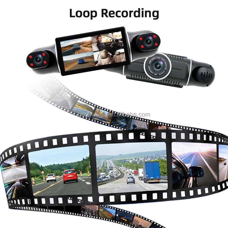 Hidden Cam Video Sound Recorder 3inch Dash Cam With Wifi Gps Full Hd ...
