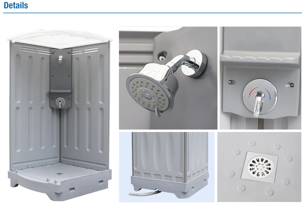 HDPE Outdoor Mobile Bathroom Shower Room - Portable & Durable