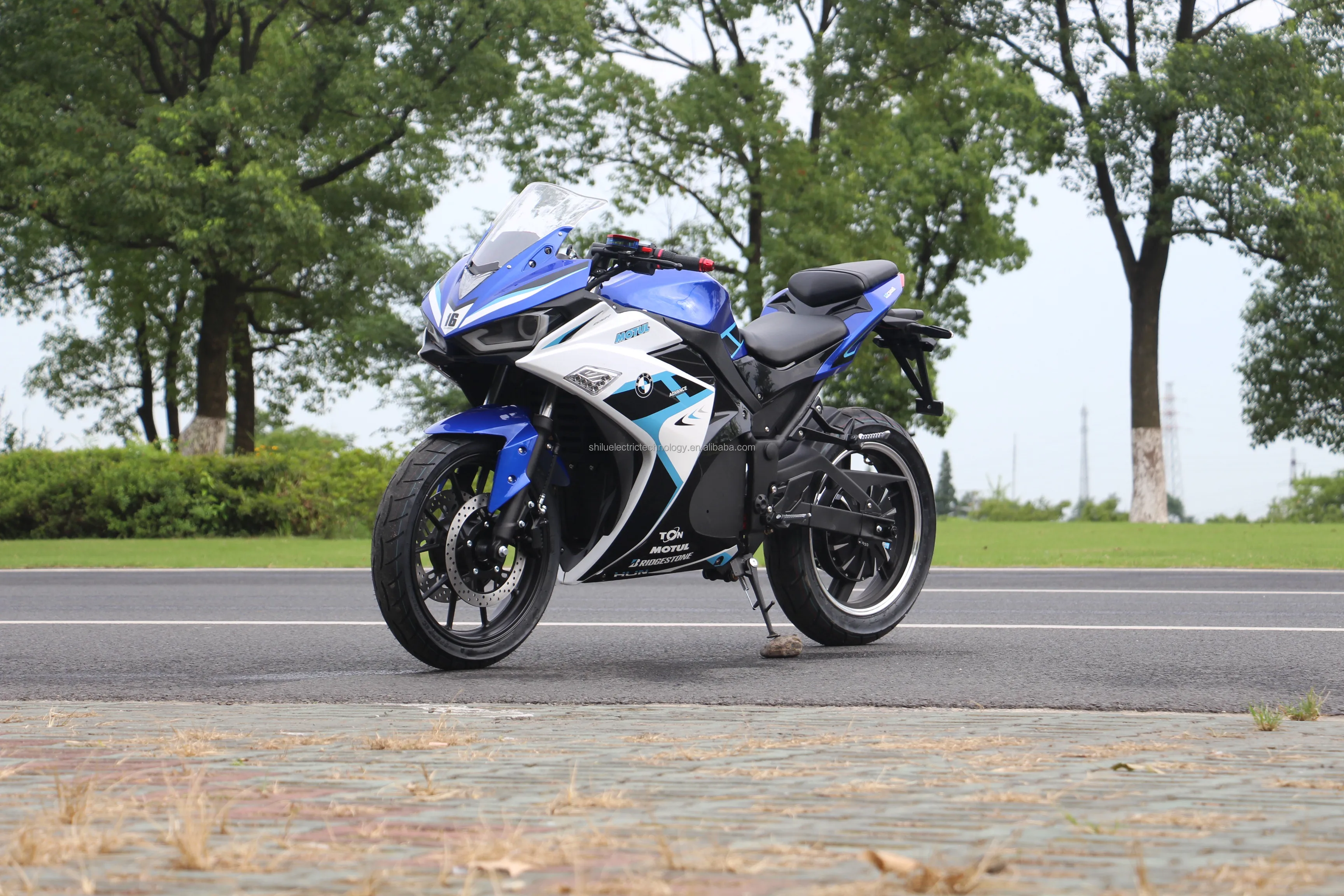 Touch Display Gps Electric Motorcycle 2000w Fast Racing Motorcycles ...